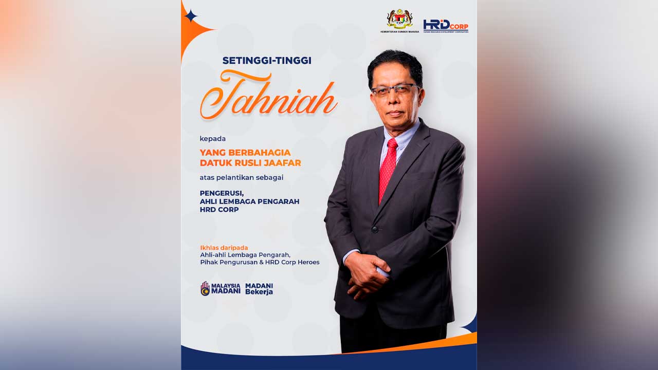 Datuk Rusli Jaafar Pengerusi baharu HRD Corp | Awani